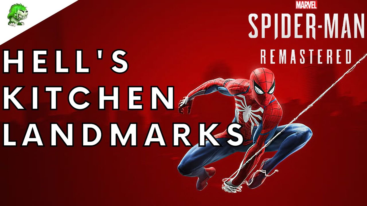 Marvel's Spider-Man Remastered Hell's Kitchen Landmarks - YouTube