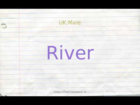 How to pronounce river - YouTube