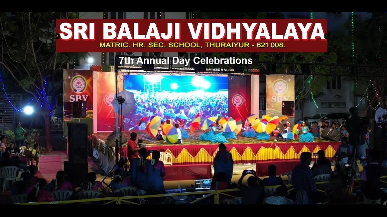 I Std Dance - 7th Annual Day Celebrations @ SRI BALAJI VIDHYALAYA - YouTube