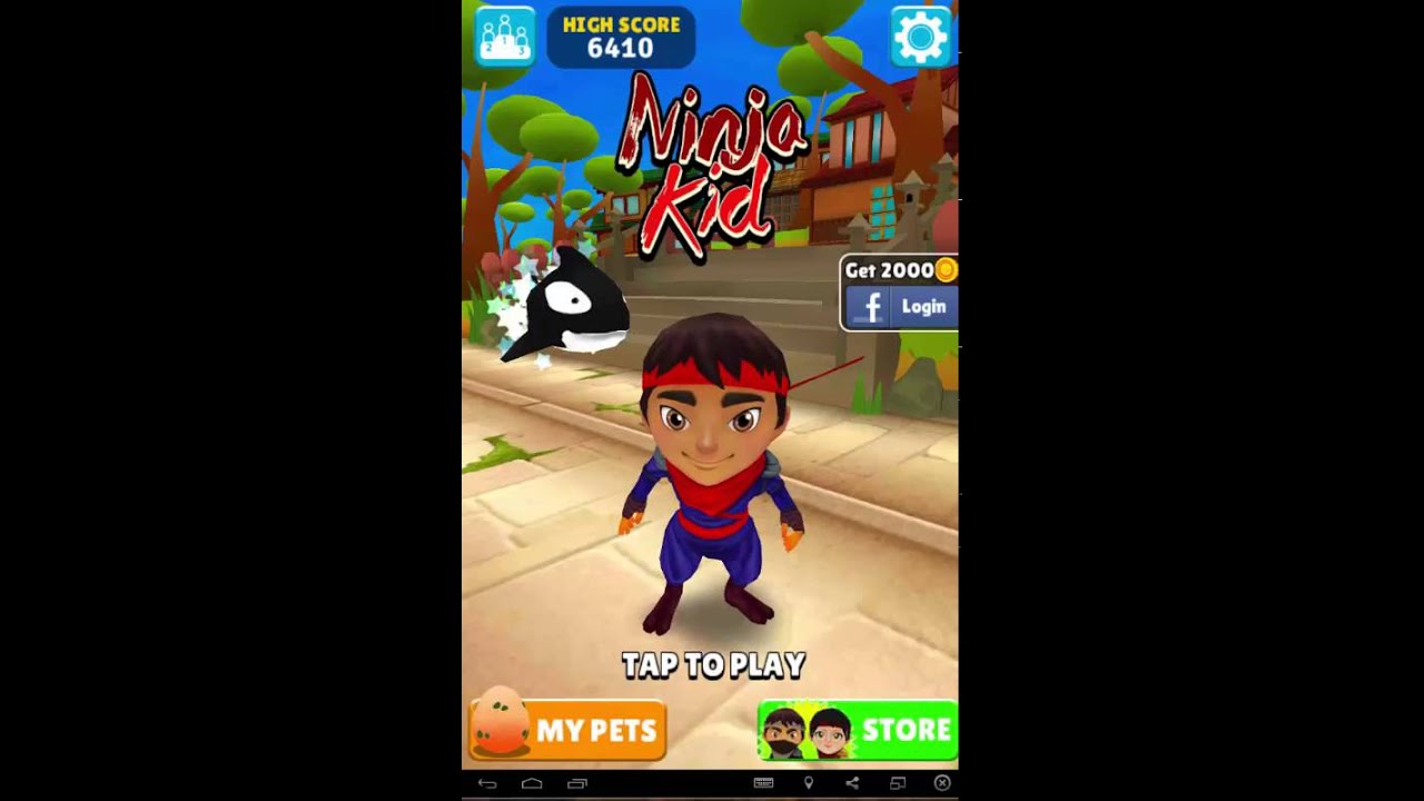 Ninja run game app for Android, iPad - YouTube