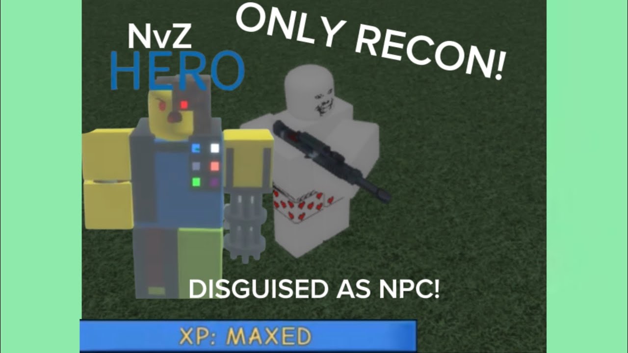 I beat NvZ only using Recon! - YouTube