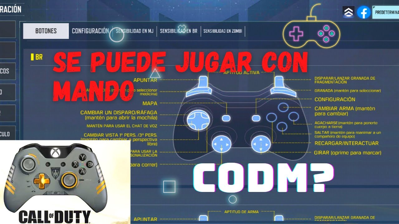 CONFIGURACIÓN GUÍA COMPLETA PARA JUGAR CON MANDO BATTLE ROYALE | COD ...