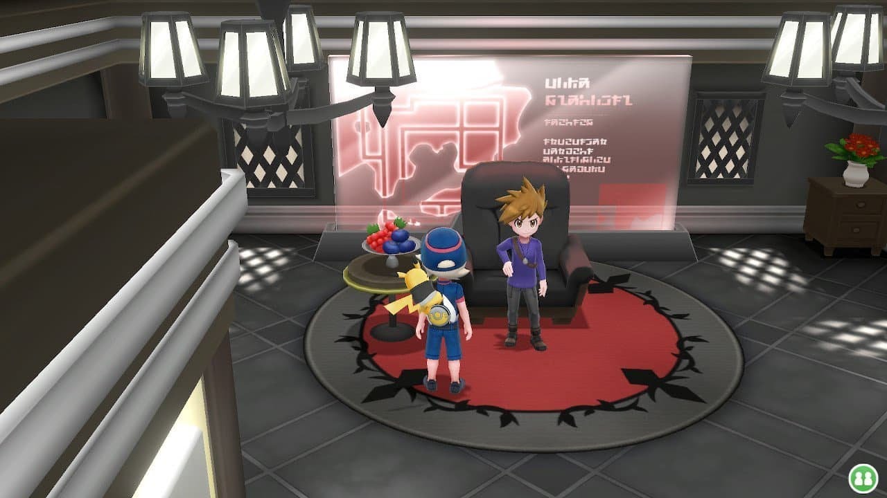 Pokemon Lets Go Pikachu: Gym Battle Rematch: Trainer Blue - YouTube