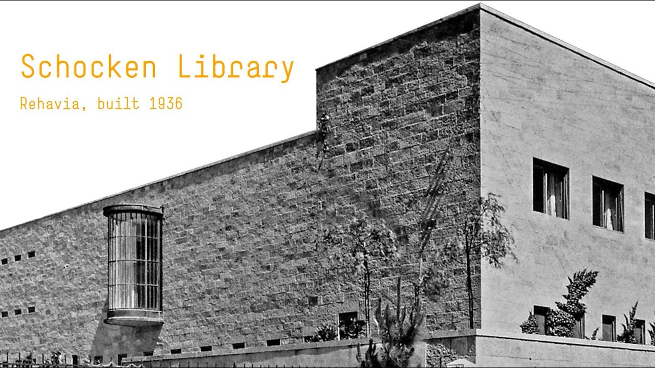 Schocken Library - Erich Mendelsohn - YouTube