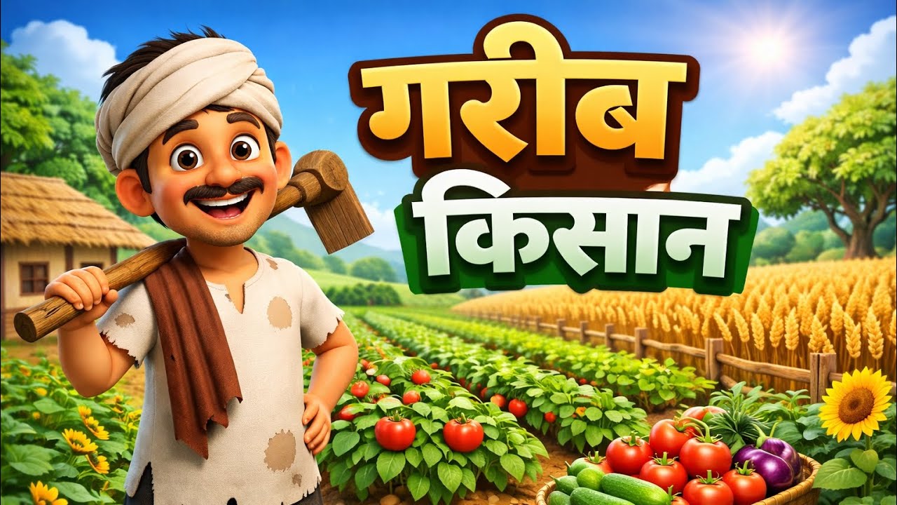 गरीब किसान || garib kisaan || Magic kids rhymes || - YouTube