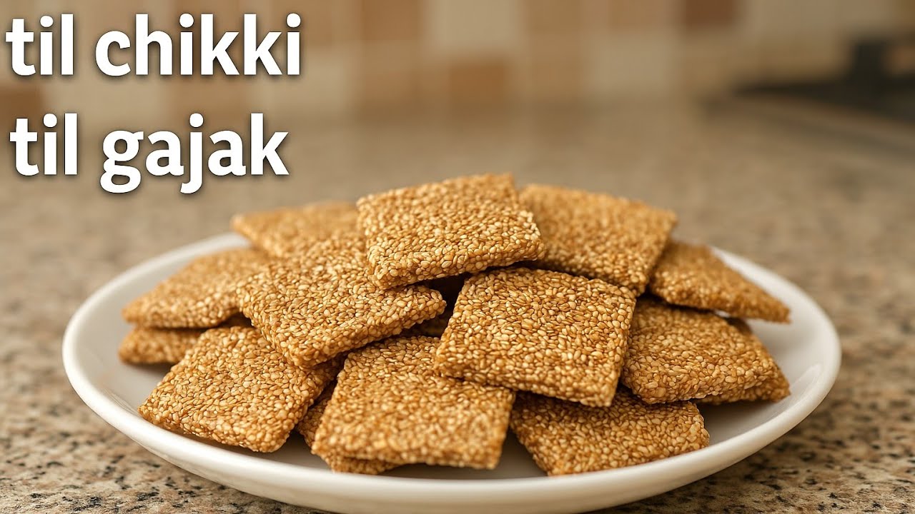 Sesame Chikki Recipe | Til Ki Chikki | Til Gajak - YouTube
