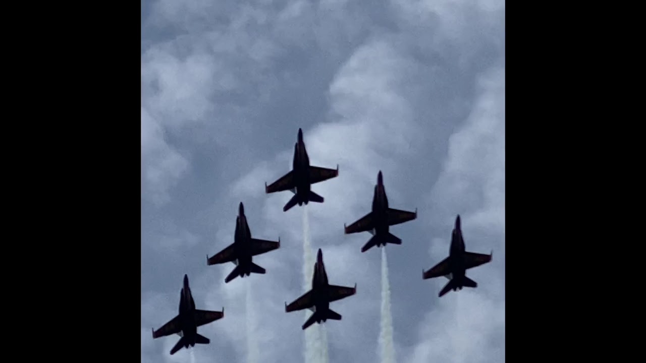 Blue Angels Fly Over Indianapolis May 12 2020 - YouTube