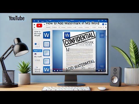 |How to add watermark (image or text) in MS word| shortcut key and ...