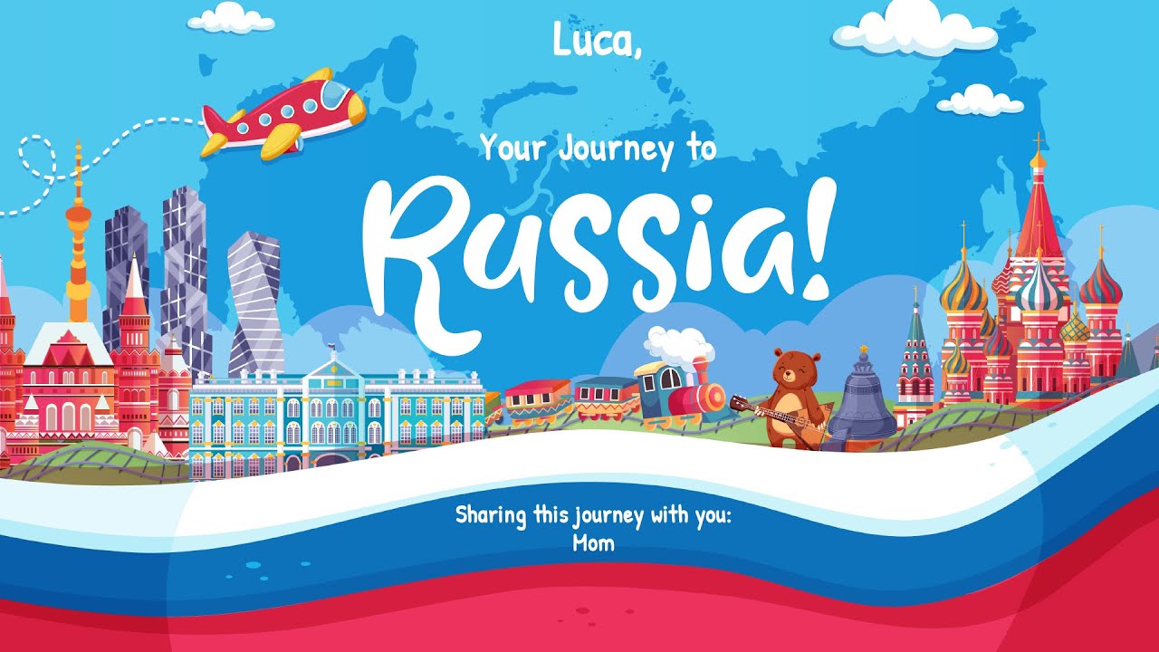 Journey To Russia - Personalised Children's book to Celebrate Russian ...