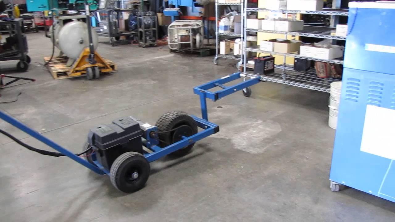 Terra Tugs Aerotug Aircraft Airplane Tug Tow Cart rugger - YouTube