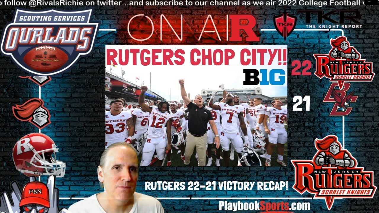 Rutgers Chop City – Huge Road win to kick-off the 2022 season! - YouTube