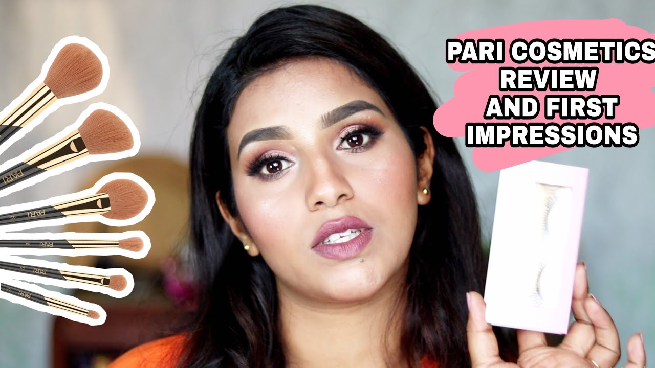PARI COSMETICS BRUSHES AND EYELASHES REVIEW / FIRST IMPRESSIONS - YouTube