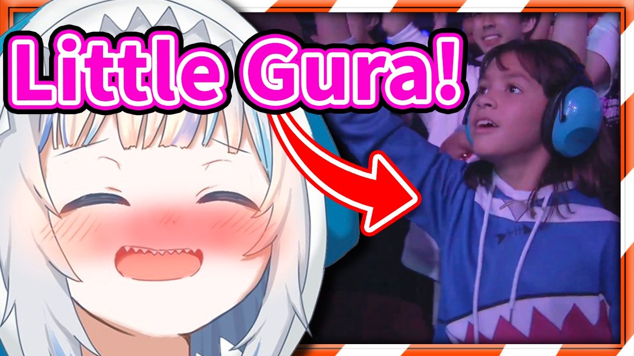 Gura Reacts to Little Gura Kid in The Breaking Dimension Audience 【Gawr ...