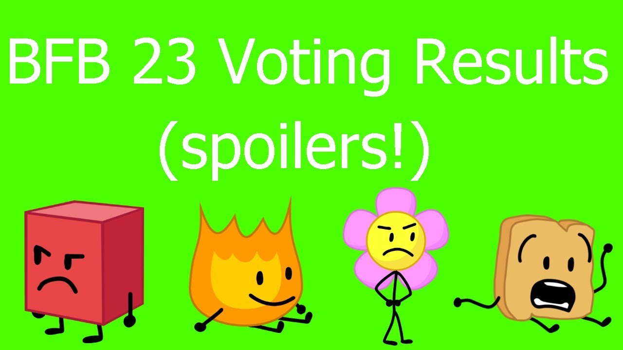 BFB 23 Voting Results (warning - spoilers) - YouTube