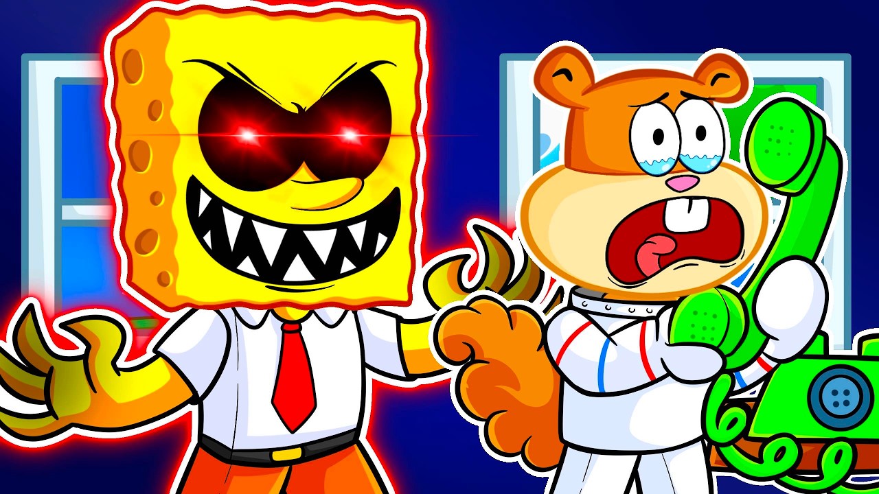 Don't Call EVIL SPONGEBOB at 3AM in Roblox! - YouTube