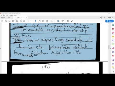 First countable spaces and sequences - YouTube