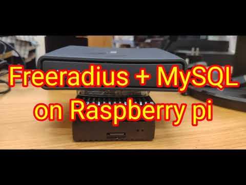 Freeradius + MySQL on Raspberry pi - YouTube