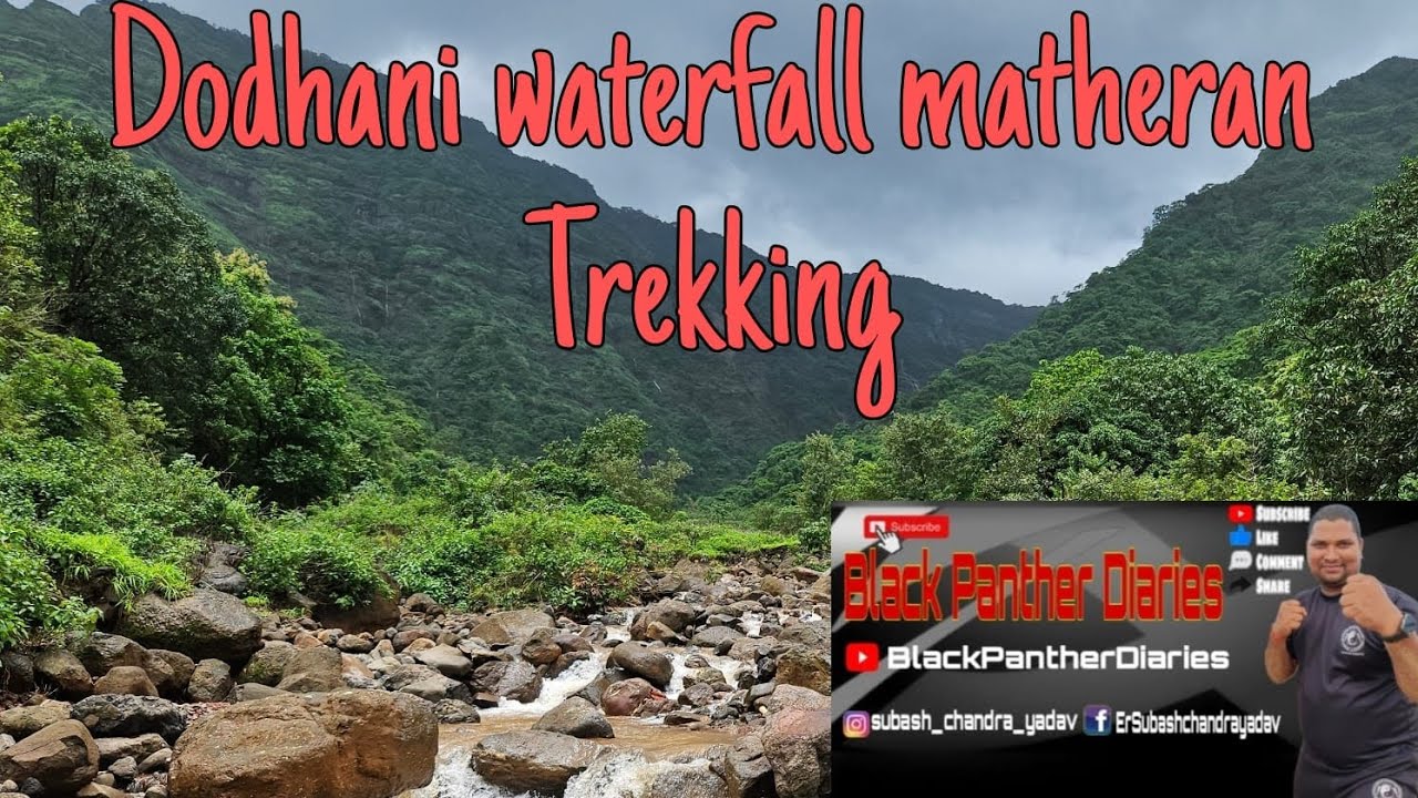 Dodhani Waterfall Matheran trekking full video l Mumbai Goregaon to ...
