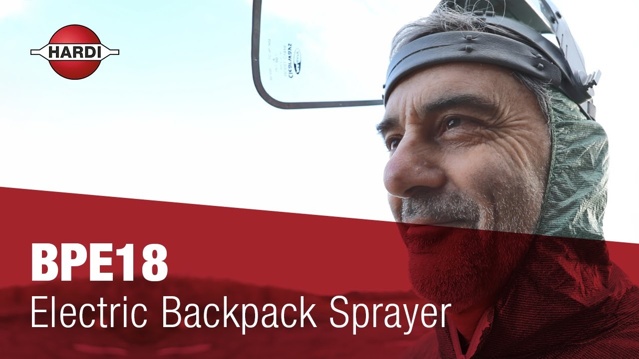 HARDI BPE18 - Electric Backpack Sprayer - YouTube