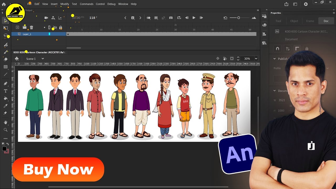 Cartoon Characters For YouTube Videos | Buy 2D Cartoon Character |Jeeva ...