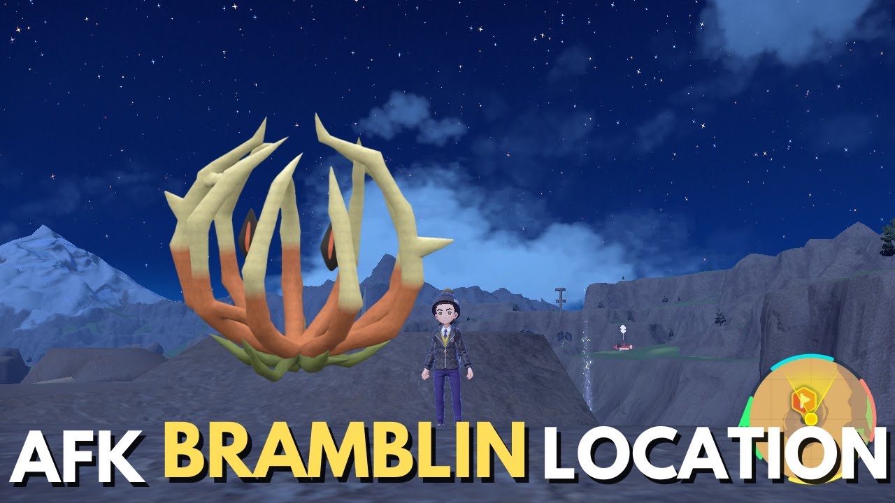 Shiny Bramblin AFK Spawn Method in Pokemon Scarlet and Violet - YouTube
