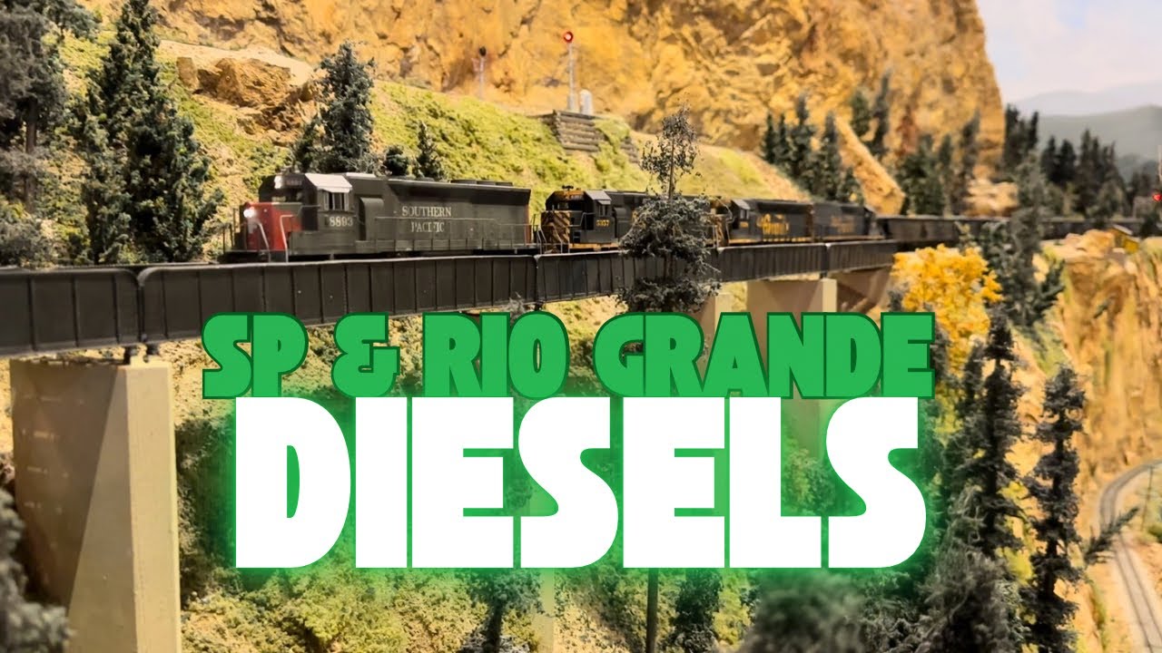 SP & Rio Grande Diesels - YouTube