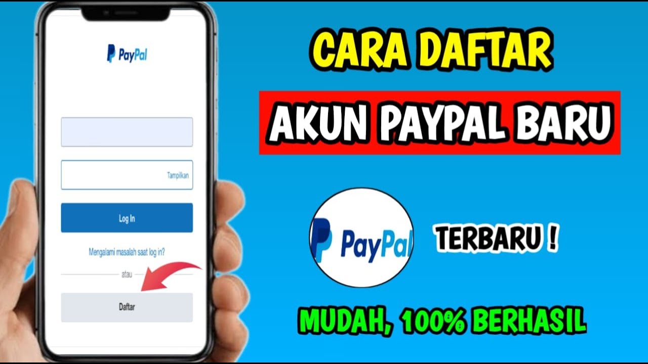 Cara Membuat Akun Paypal | Cara Daftar Paypal - YouTube