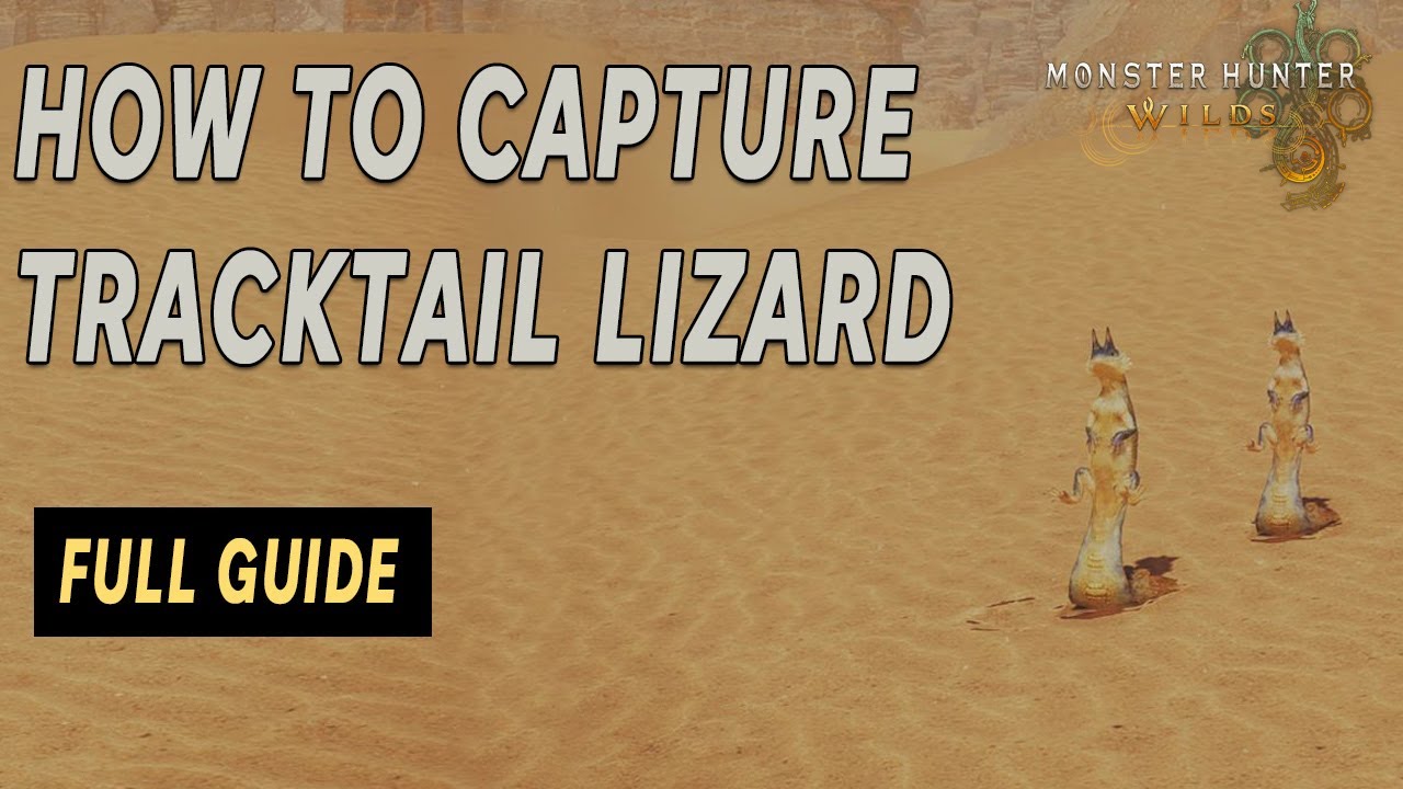 How capture a Tracktail Lizard Monster Hunter Wilds 4K Ultra HD - YouTube