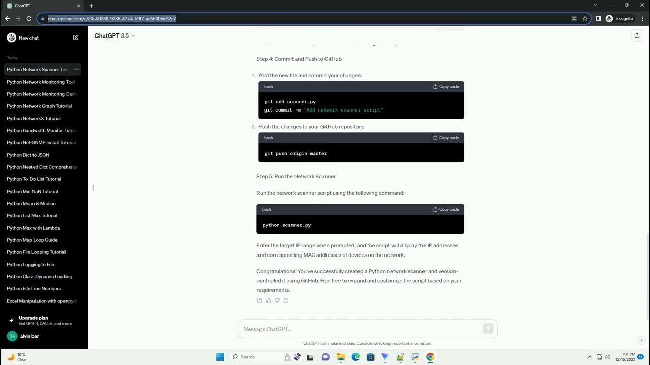 python network scanner github - YouTube