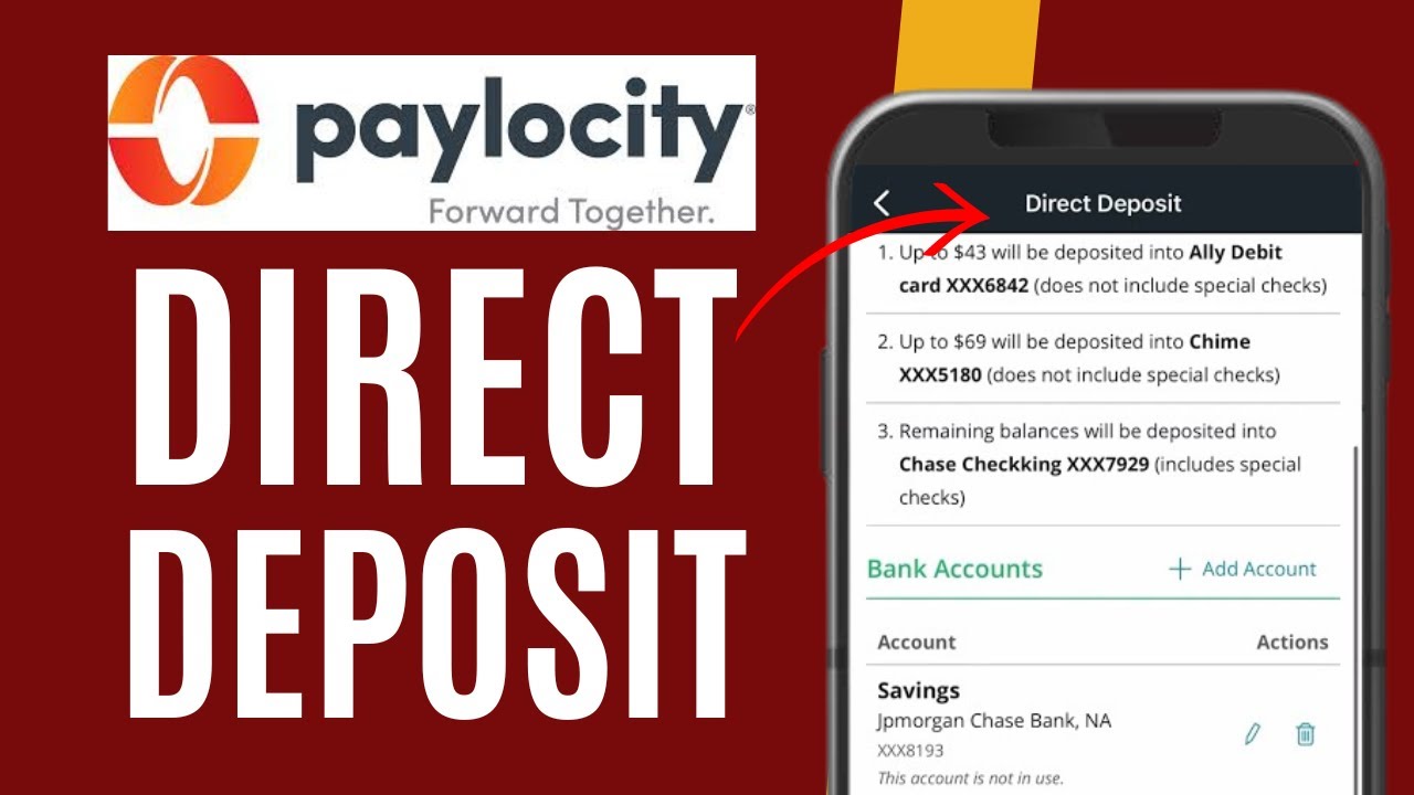 How To Add and Edit Direct Deposit on Paylocity| Navigate Now - YouTube