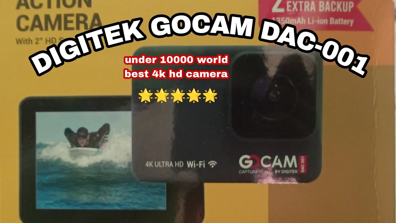 Digitek Gocam DAC-001 action camera unboxing # action camera quality ...