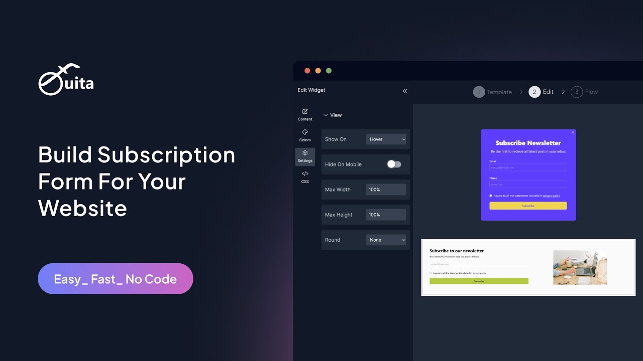 How to build a subscription form for your website - YouTube