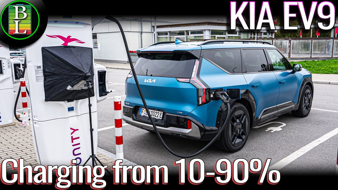 Kia EV9 - With that consumption it needs better charging - YouTube