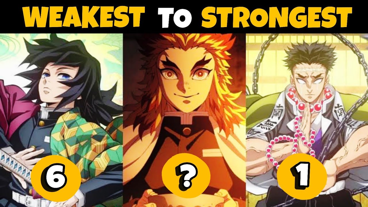RANKING ALL THE HASHIRAS FROM WEAKEST TO STRONGEST| DEMON SLAYER - YouTube