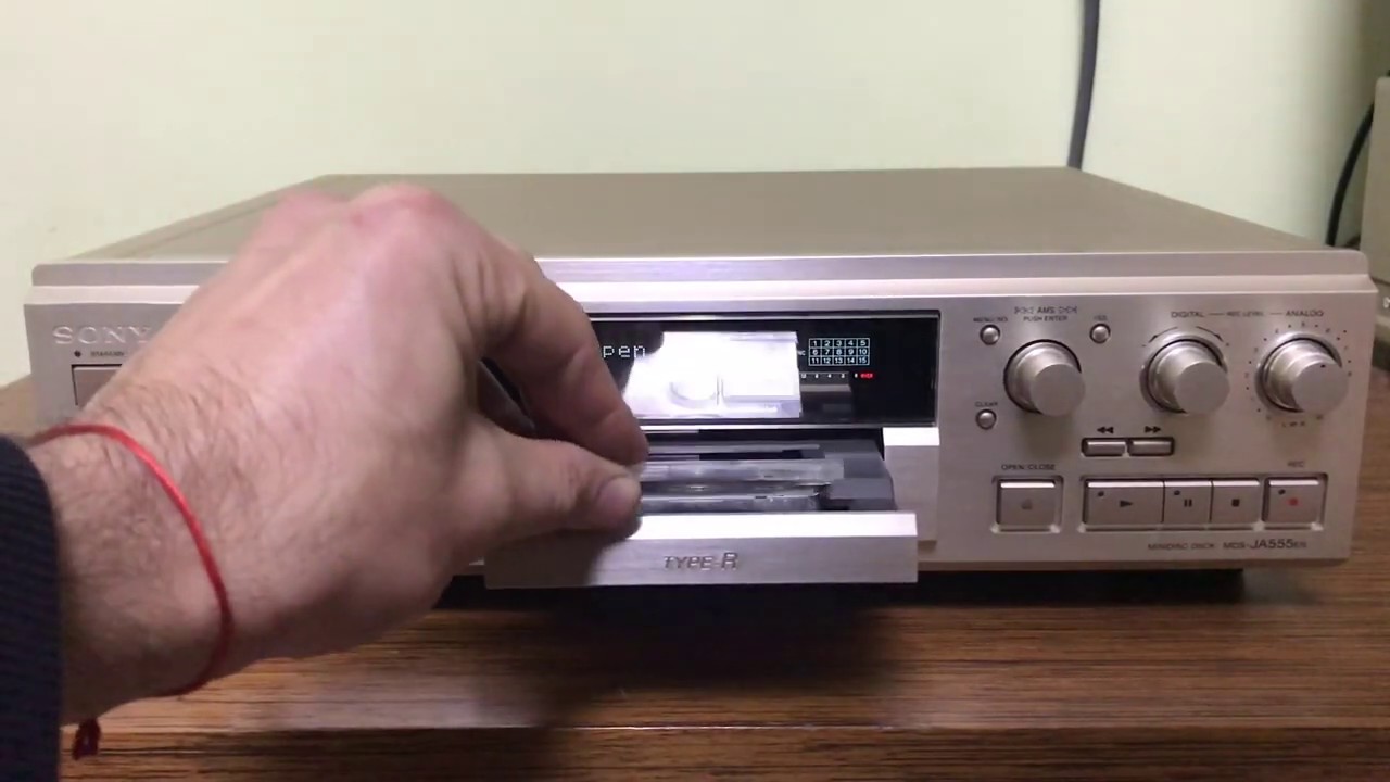 SONY MDS-JA555ES DEMO VIDEO / HI-END MINIDISC RECORDER #SONY #HIEND # ...
