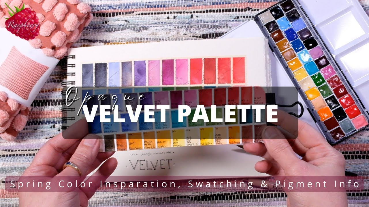 Opacity Watercolor Palette, VELVET, New Da Vinci Watercolor, Spring ...