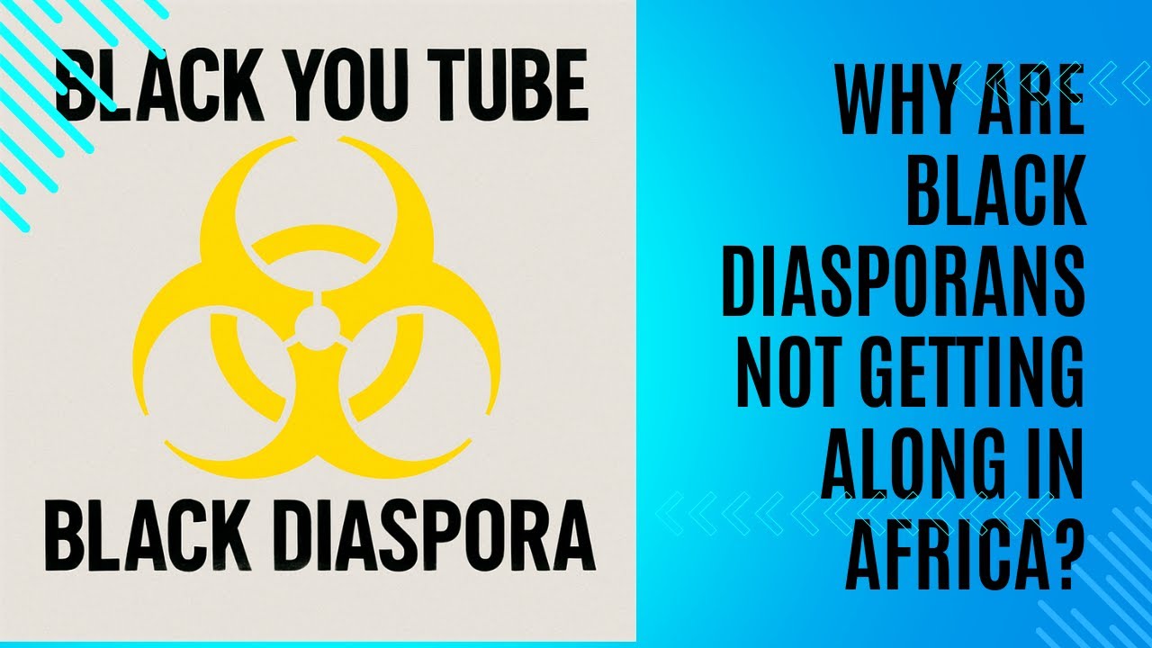 BLACK YOUTUBE IS TOXIC, AFRICAN DIASPORANS CANT GET ALONG IN AFRICA ...