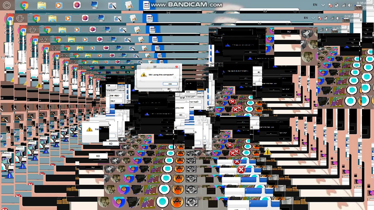 Running MEMZ on a Mac (not real, using Window blinds built-in theme ...