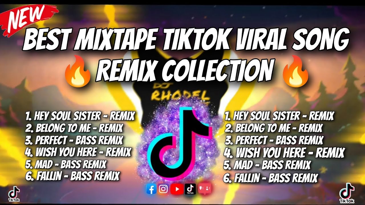 🔥 BEST MIXTAPE TIKTOK VIRAL TREND SONG REMIX COLLECTION/ DJ RHODEL BASS ...