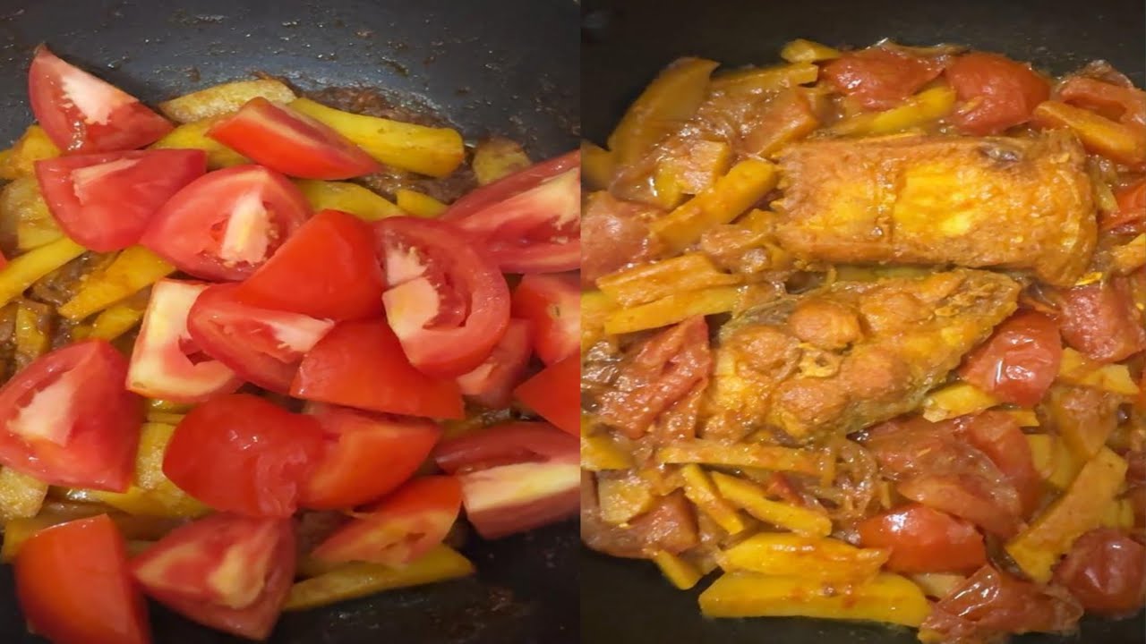টমেটো আলু দিয়ে মাছের ঝোল রান্না || Tometo alo diye mach ranna || Fish ...