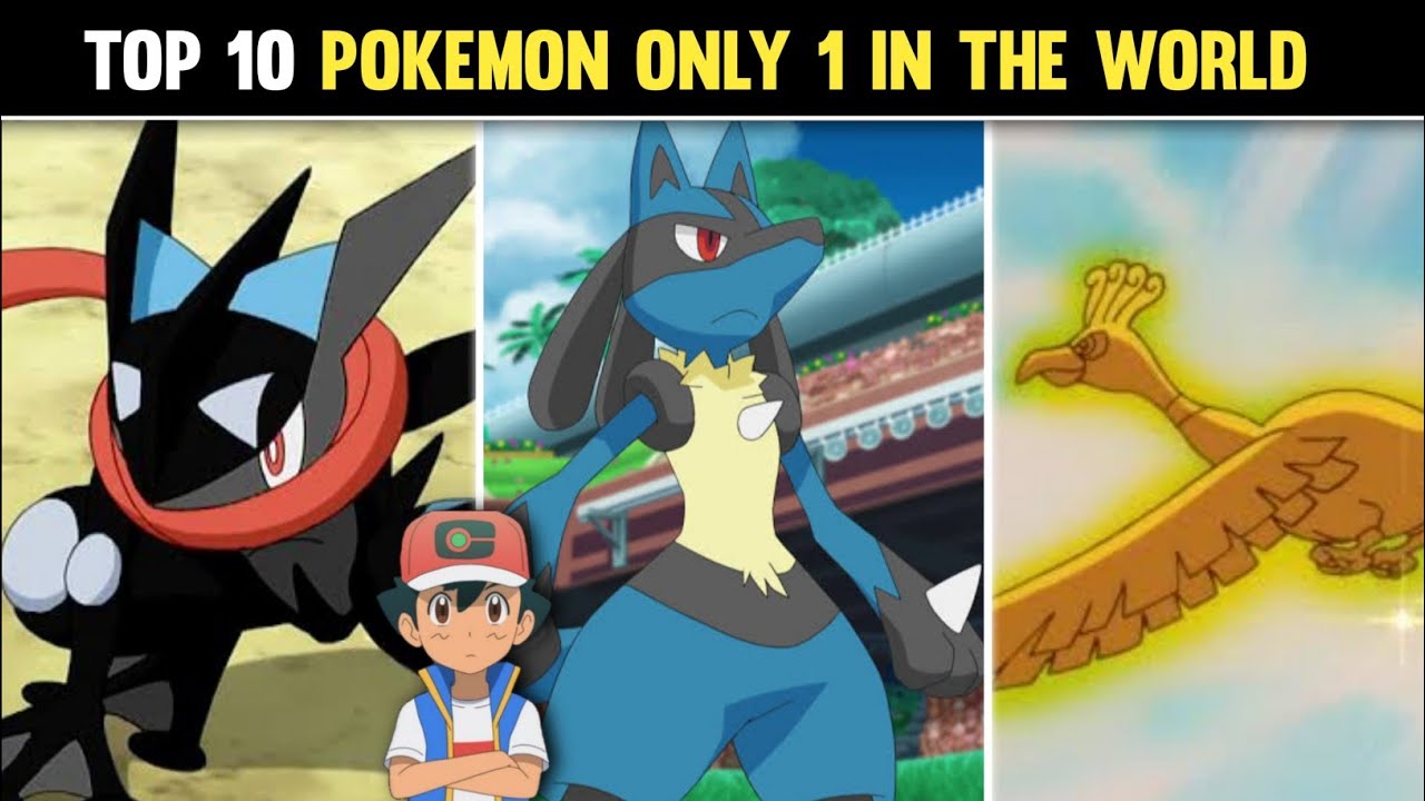 Top 10 Pokemon That are Only 1 In The World | Unique Pokemon That are ...