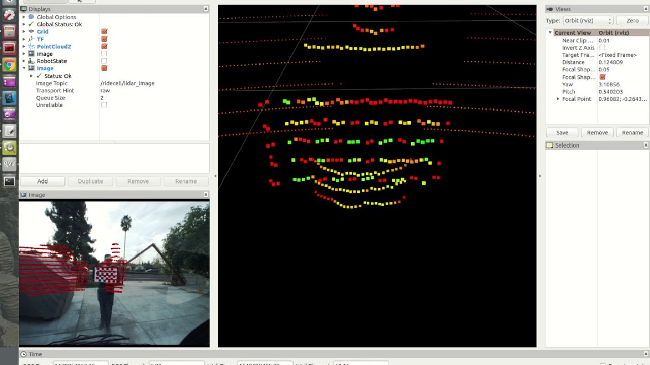 Overlay Lidar camera, viewing with Rviz - YouTube