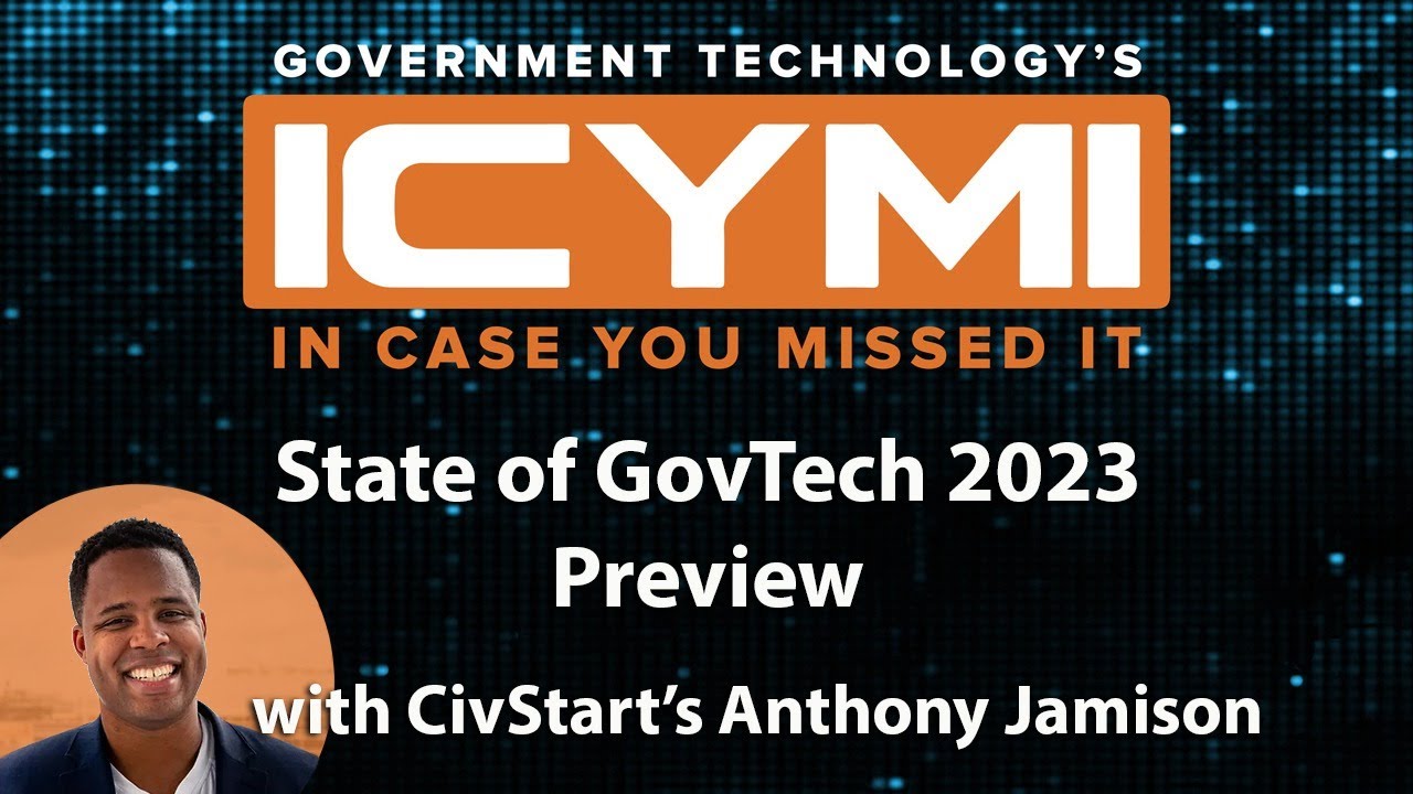 State of GovTech 2023 Preview - YouTube
