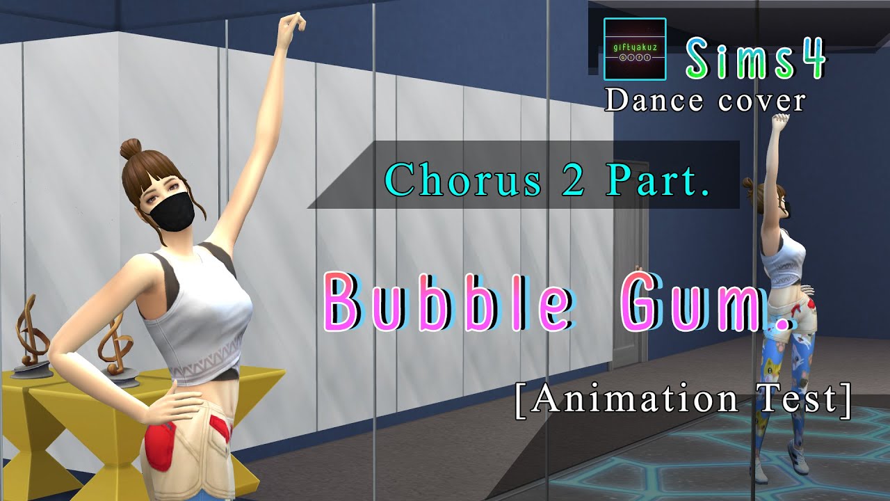 NewJeans-Bubble Gum Chorus 2 part test. [TS4 Dance cover] - YouTube