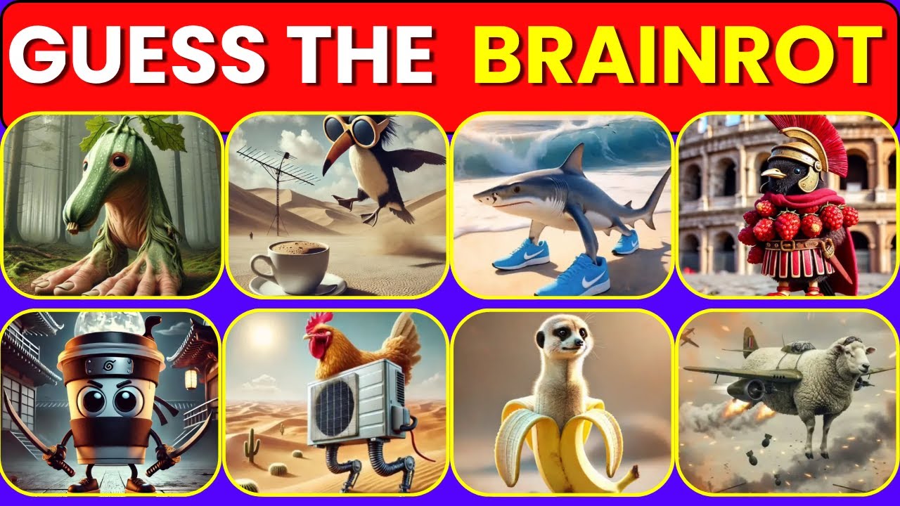 Guess The Italian Brainrot Animal– Can You Name Them All ?🐄🐬🐓| 25 ...