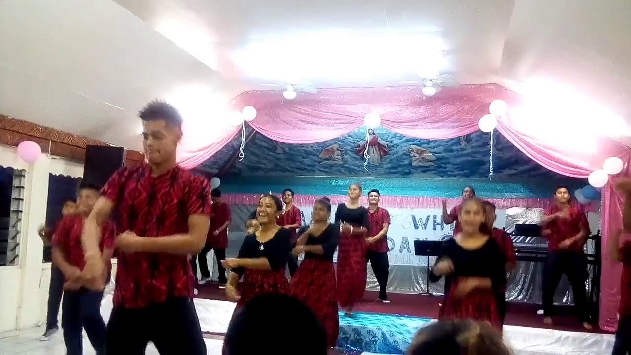Good Samaritan Church Taputimu Youth White Sunday Dance - YouTube