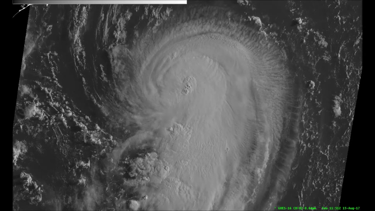 Hurricane Gert Morning of Aug 15, 2017 - YouTube