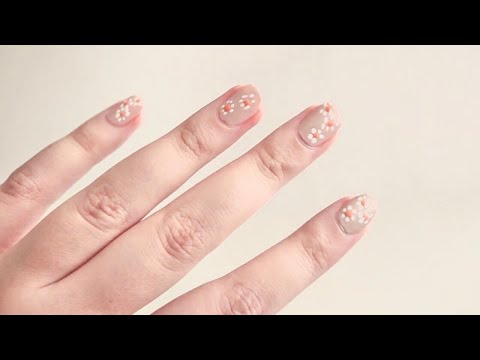 Papatya Desenli Tırnaklar | Kolay Oje Deseni | Easy Nailart