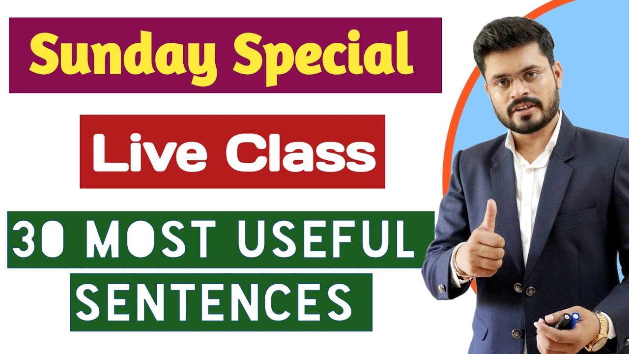 Ajay Sir Sunday live Spoken English Class - YouTube