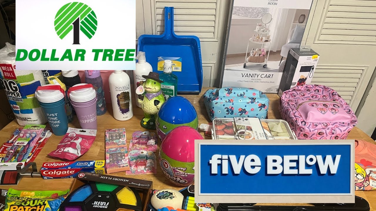 Dollar Tree & 5 Below Haul || Easter gifts , home decor - YouTube